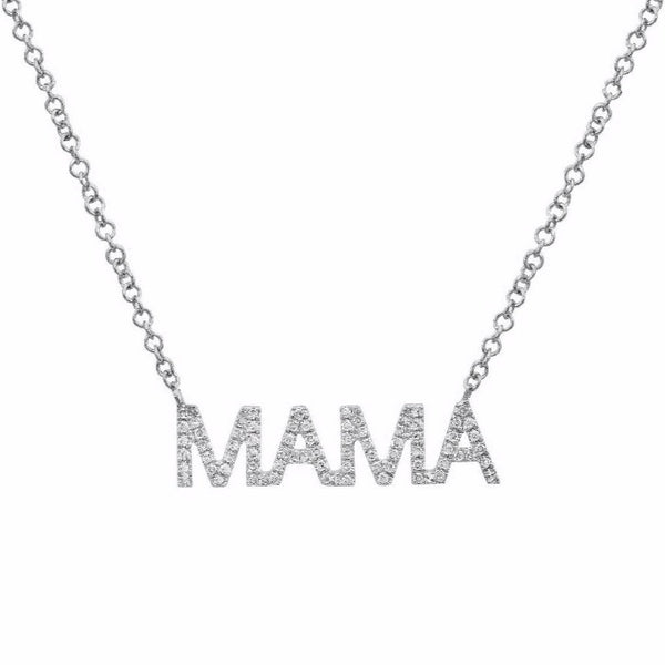 MAMA Diamond Necklace – COLY LOS ANGELES
